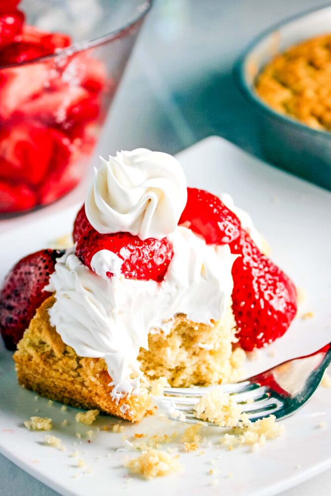 Homemade Strawberry Shortcake