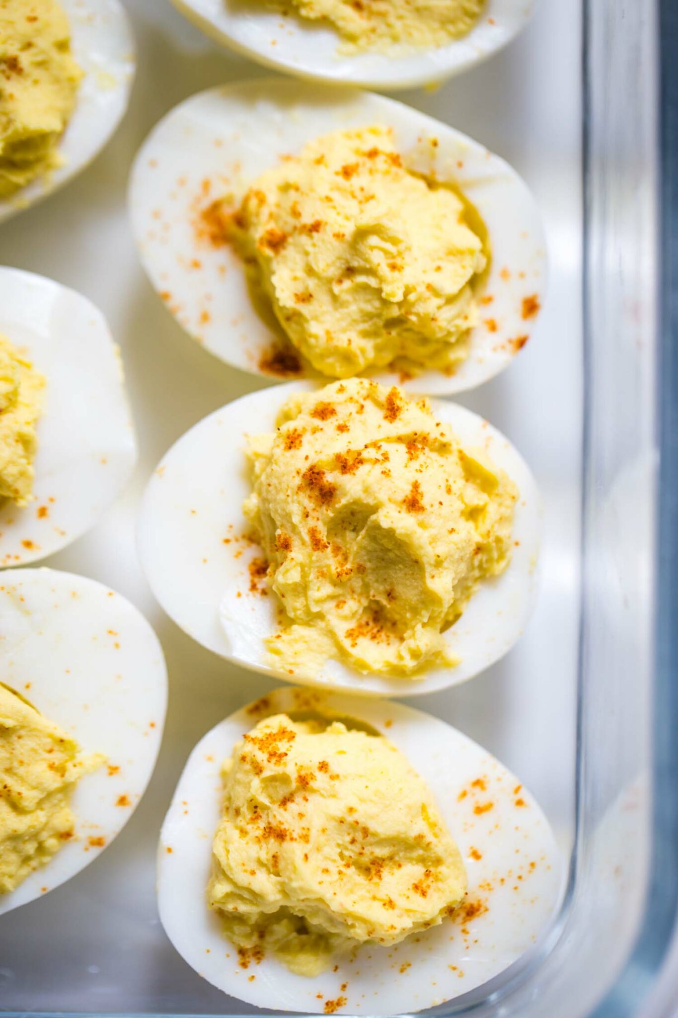 Easter Deviled Eggs - Cleverly Simple