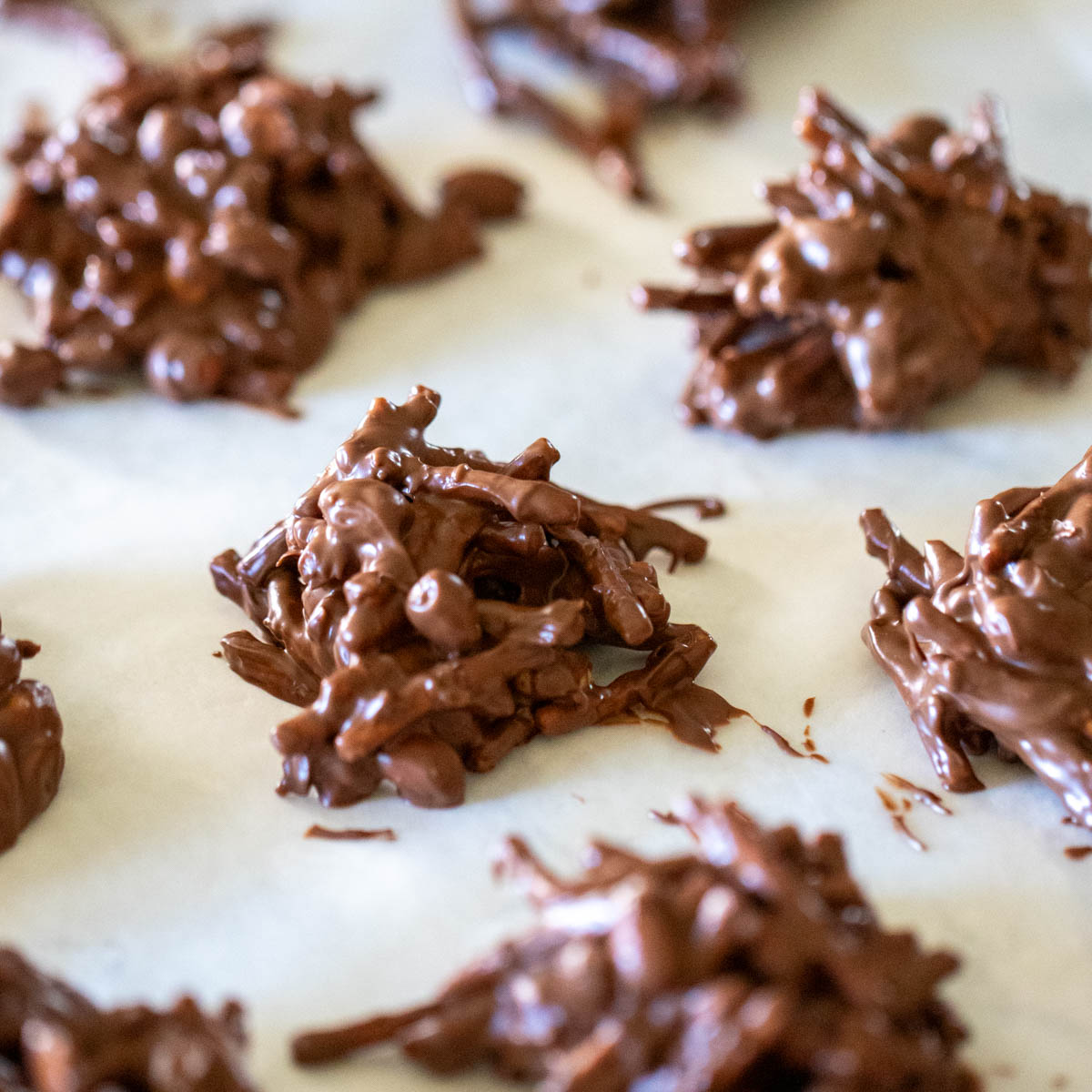 No-Bake Chocolate Haystacks Recipe (Only 4 Ingredients!)
