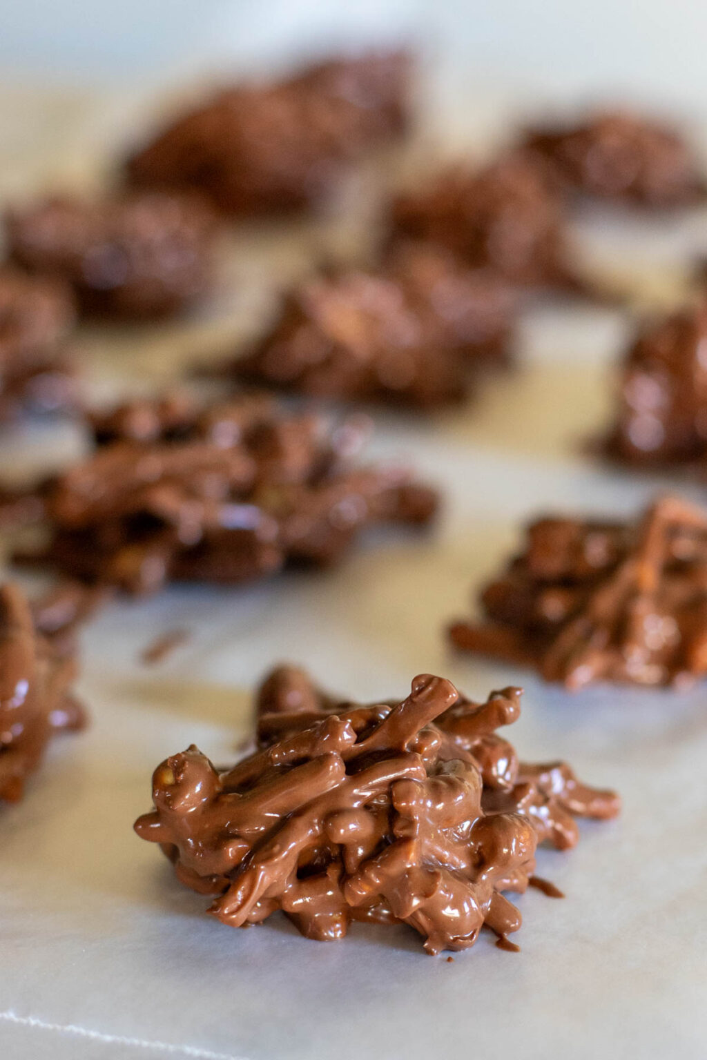 No-Bake Chocolate Haystacks Recipe (Only 4 Ingredients!)