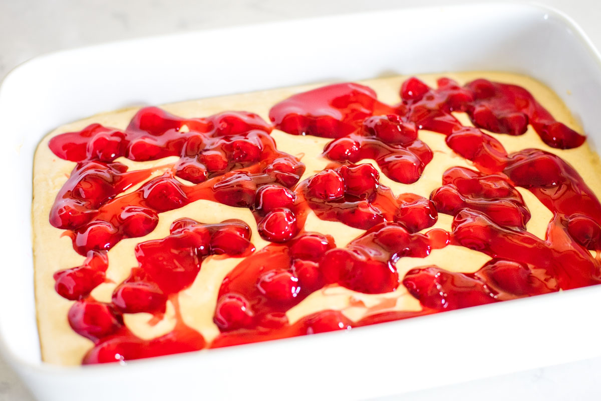 Cherry Pie Filling Cake - Cleverly Simple