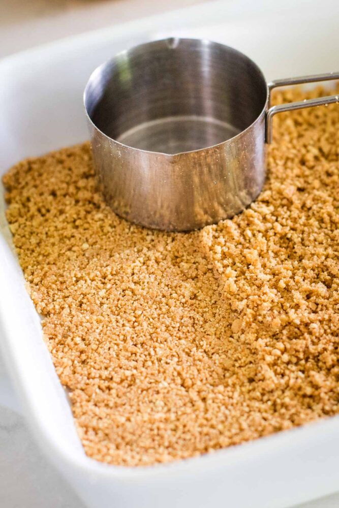 Graham Cracker Crust for 9x13 Pan - Cleverly Simple