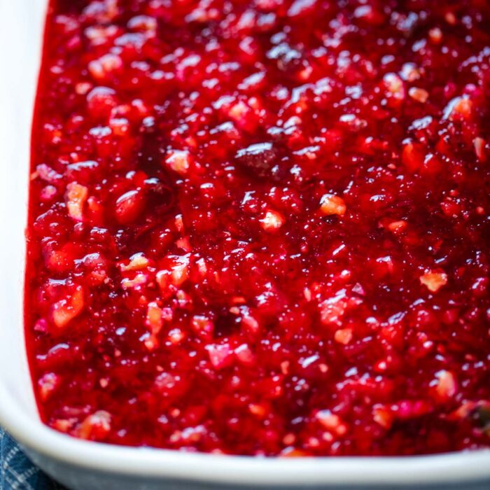 Cranberry Jello Salad - Cleverly Simple