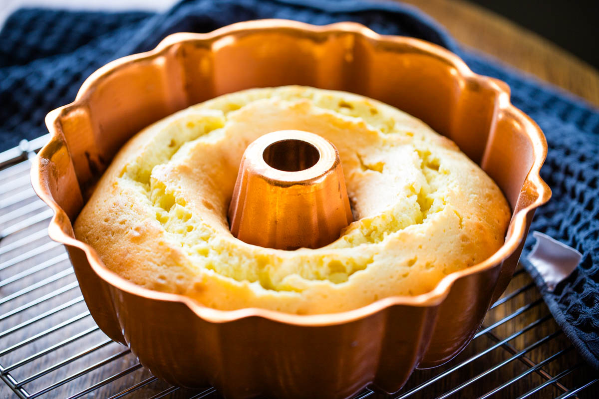 Old Fashioned Lemon Pound Cake - Cleverly Simple