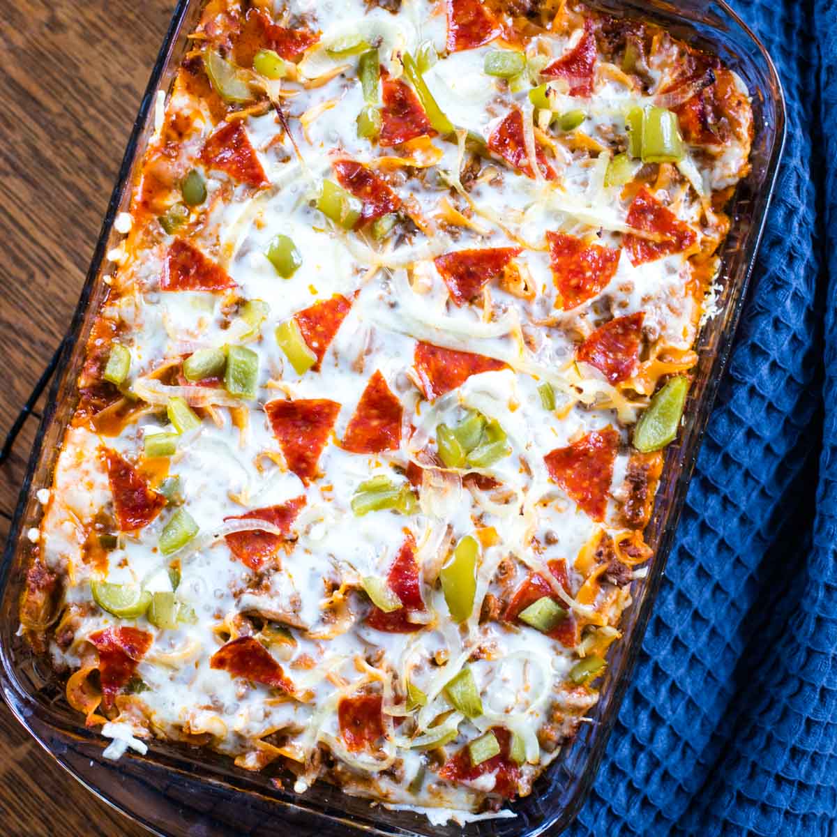 Pizza Casserole - Cleverly Simple